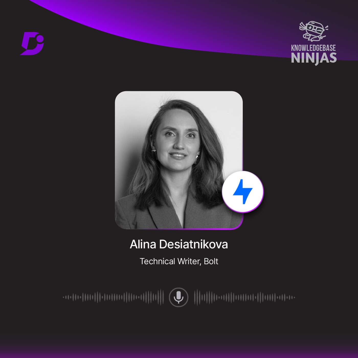 Why Domain Knowledge Matters in Tech Writing – A chat with Alina Desiatnikova, Bolt ...